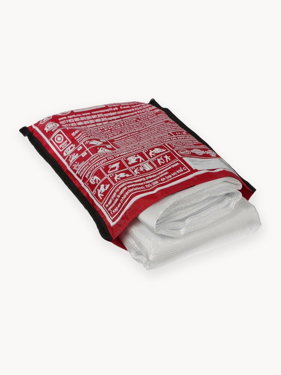 Полотно противопожарное Сима-ленд ПП-300, размер 1.5x2 м, до 300°С