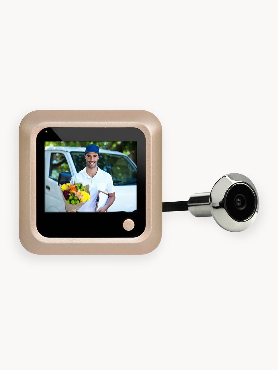 Видеоглазок для входной двери с монитором SAFEBURG EYE-8, звонок на дверь, управление с телефона