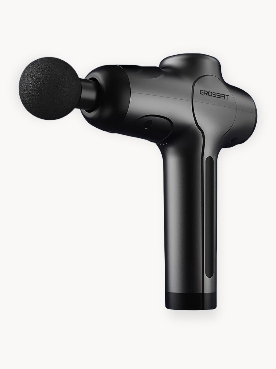 Перкуссионный массажер GrossFit Recovery R-3/ Беспроводной массажный пистолет/ Для тела, спины, шеи и плеч, ног