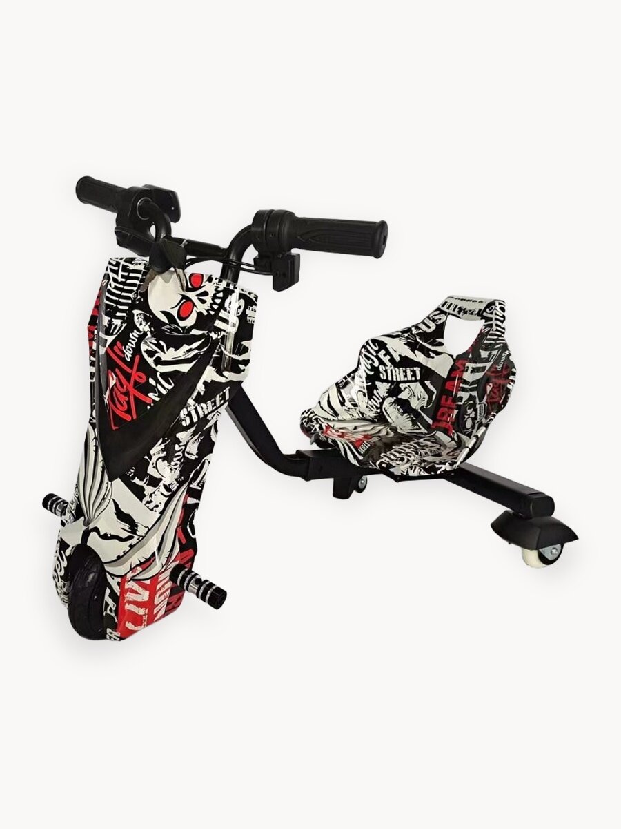 Картинг Ultraman Shape, электрический, 6 дюймов, мини-литий, трехколесный, дрифт, цвет мини-пират