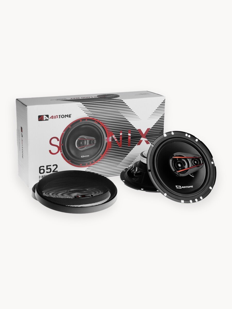 Акустика коаксиальная AIRTONE SONIX 652 / динамики автомобильные 16.5 см / Комплект 2 динамика /