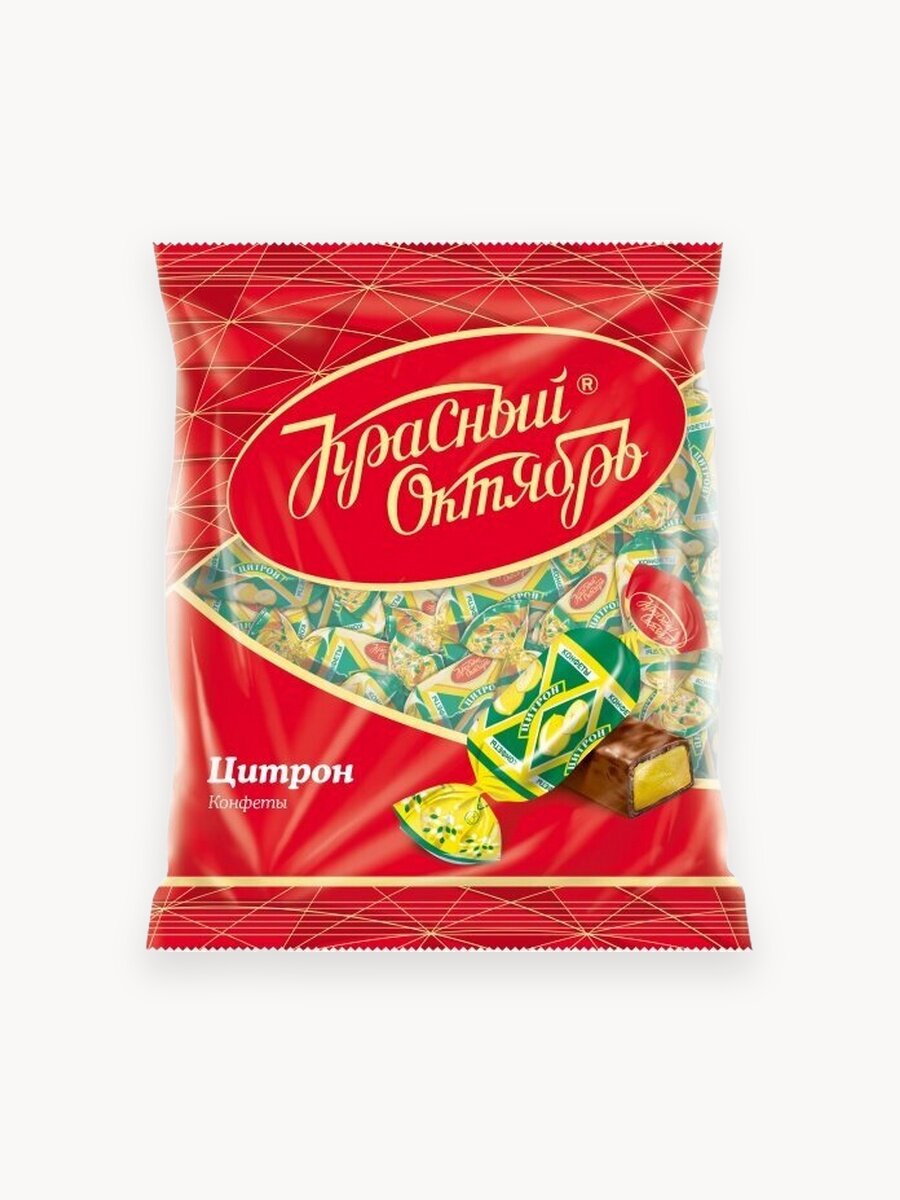 Конфеты шоколадные Красный Октябрь Цитрон 250 г