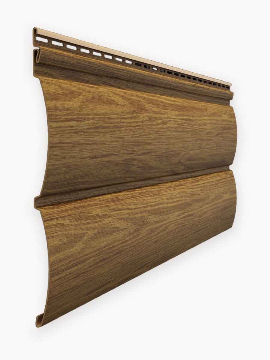 Docke LUX/ Монреаль Блок-Хаус D4,7T (Миндаль), длина 360 см, толщина 1.2 мм