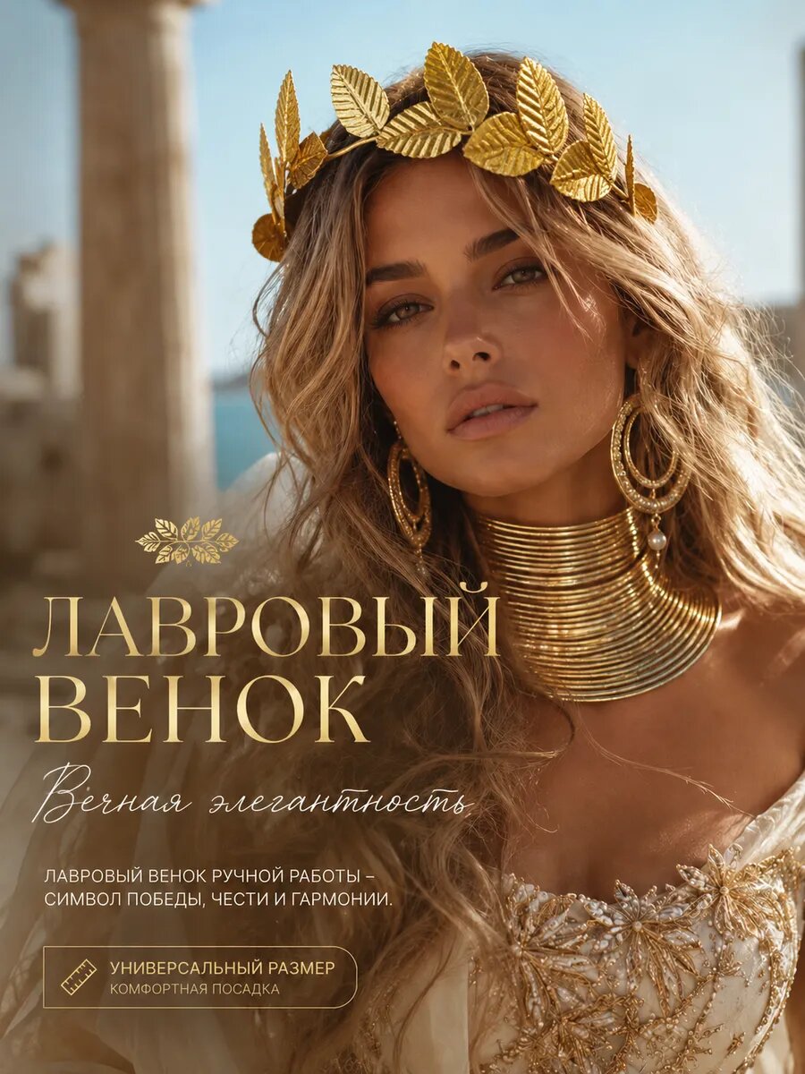 Венок лавровый на голову