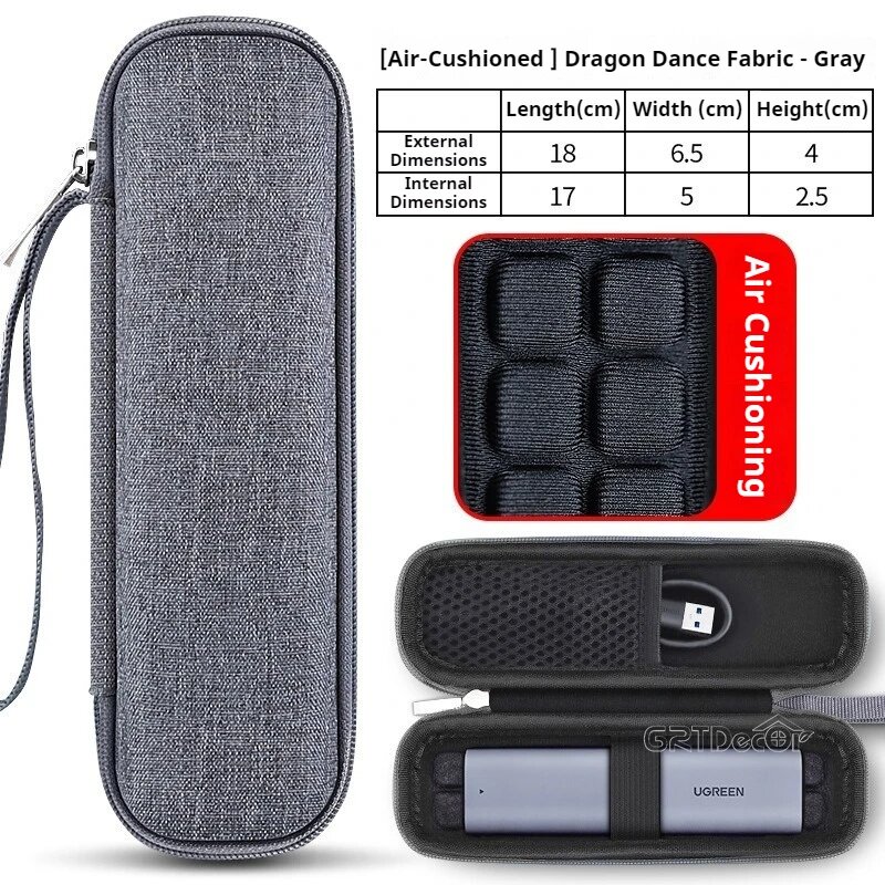 Противоударный чехол для M.2 Oxford Серый, Air Version-Gray-L