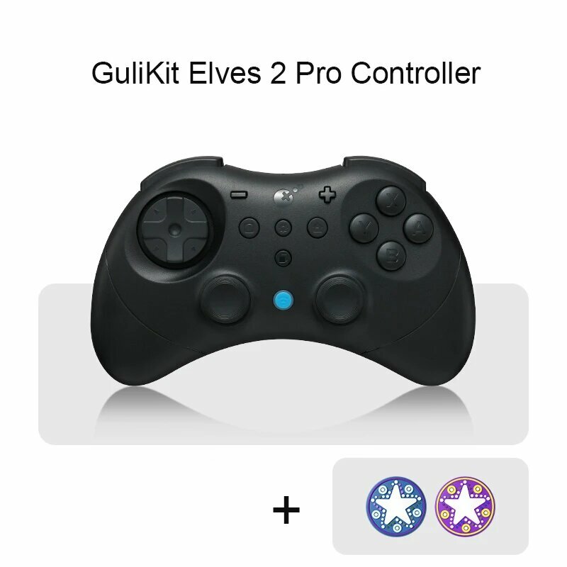 GuliKit Elves 2 Pro беспроводной геймпад для Switch 2, Windows, iOS и Android Dark Black