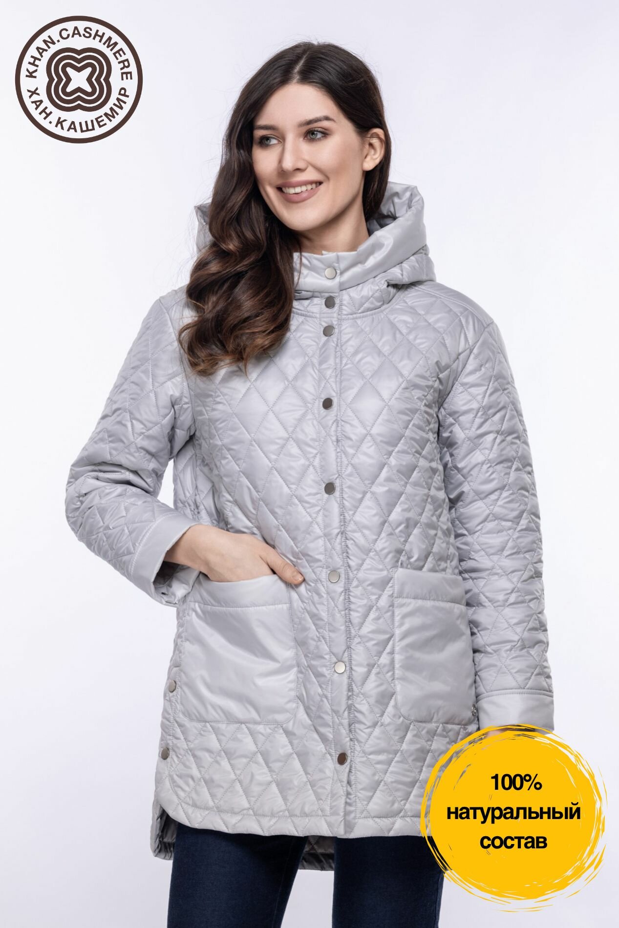 Пуховик KHAN Cashmere Осень-зима 2025