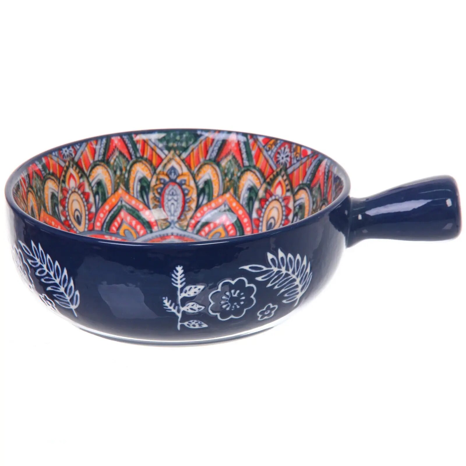 Форма керамическая для запекания «Марракеш», 20,5х15,5х5,5см, синяя, жаропрочная