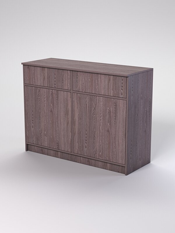 Тумба под кофемашину №7, Дуб Венге и Дуб Сонома. Производитель товара - компания Westcom.