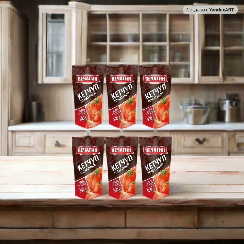 Кетчуп Pechagin Professional Томатный, 500 г, 6 шт