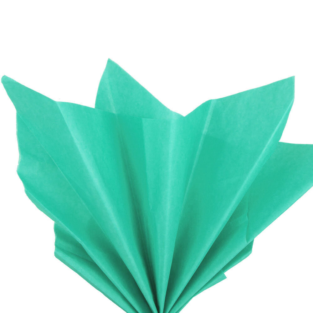 Бумага тишью Изумрудная 76*50 см 10 листов для рукоделия и декора