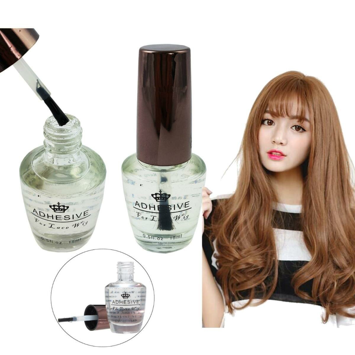 15 мл DIY Клейкая лента для париков из кружева Супер Клей для волос Бонд Раствор для салонного использования -