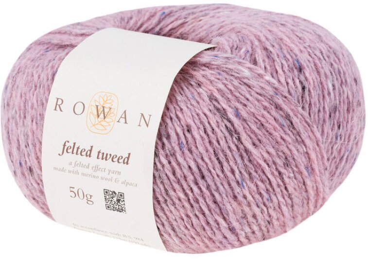 Felted Tweed /Филтед Твид/ пряжа Rowan, Z036000 (185, frozen (холодный), розовый)