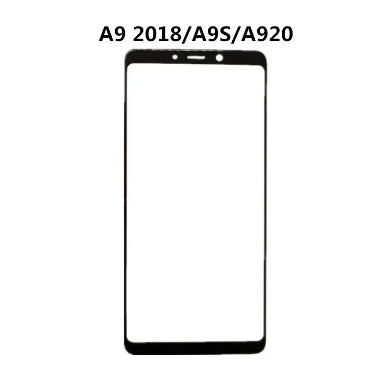 A750 Внешний экран для Samsung Galaxy A6 A7 2018 A8 Plus A9 Pro A8S A9S Сенсорная панель ЖК-дисплей Переднее стекло Ремонтные детали + OCA