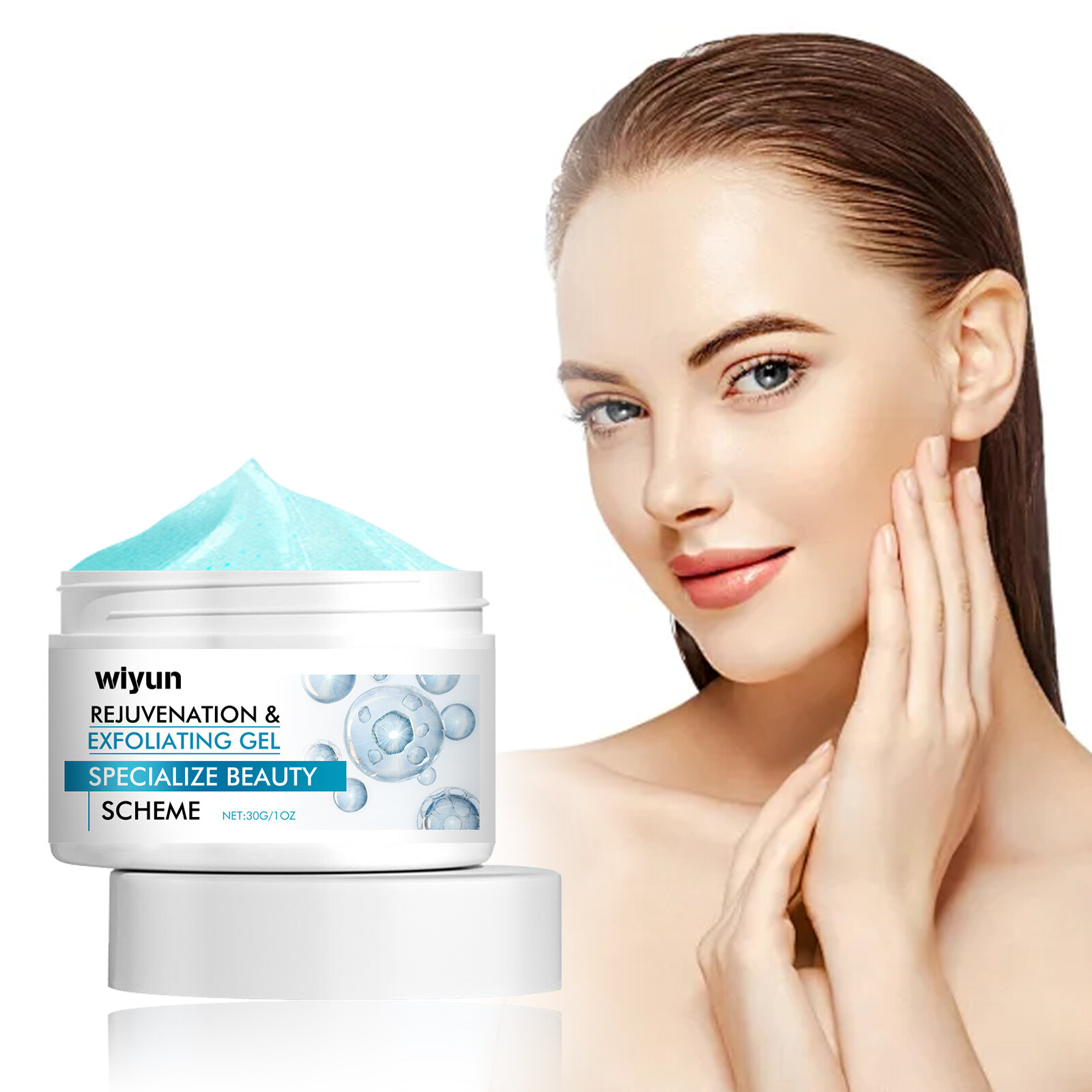 Wiyun Отшелушивающий Гель-Скраб Для Лица И Тела Skin Scrub Отшелушивающая Грязь Увлажняющий Очищающий Гель