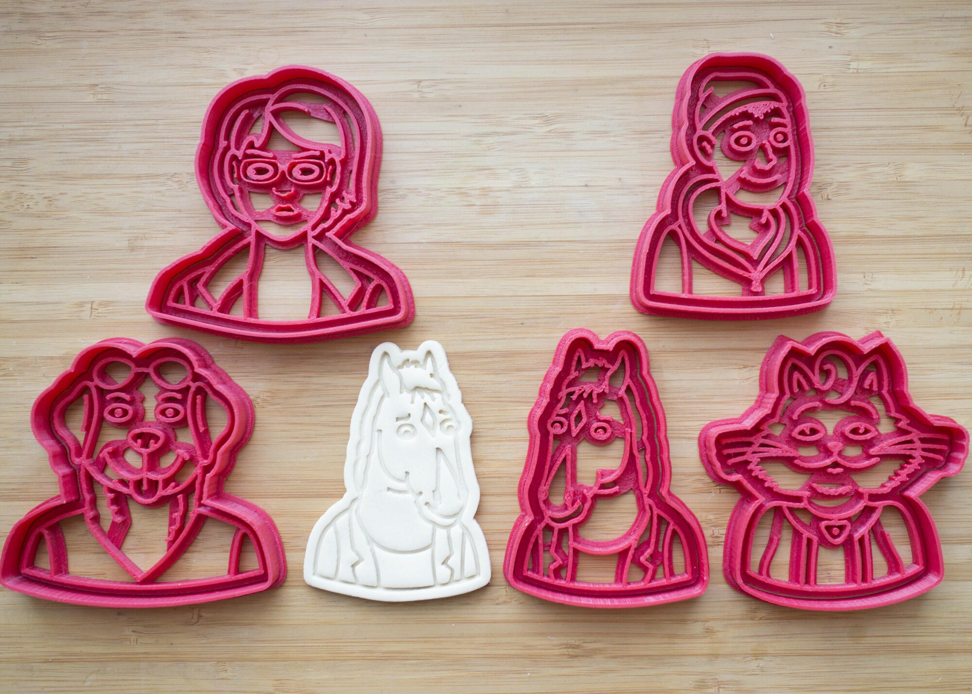 Конь БоДжек формочки для печенья. BoJack Horseman