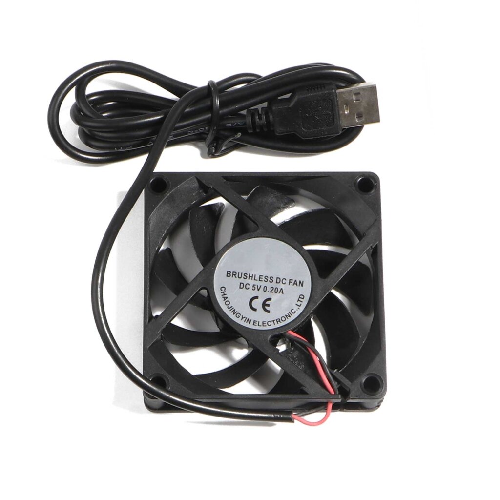 6 см 70 мм Вентилятор 7025 7015 7010 DC5V USB Штекер Тихий Маршрутизатор ТВ Коробка Вентилятор Охлаждения