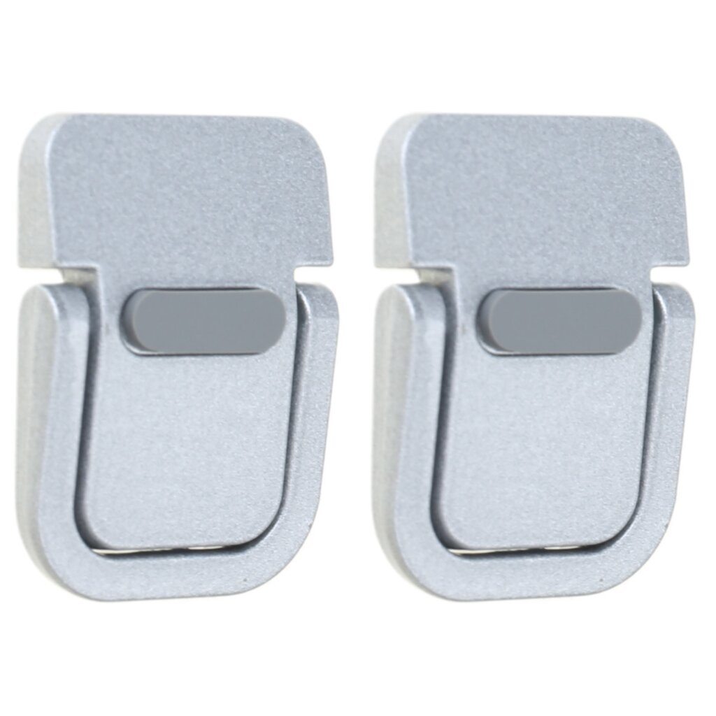 2шт Алюминиевая самоклеящаяся подставка для ноутбуков Невидимая подставка для компьютерных клавиатур Кронштейн для настольных складных ножек ноутбуков