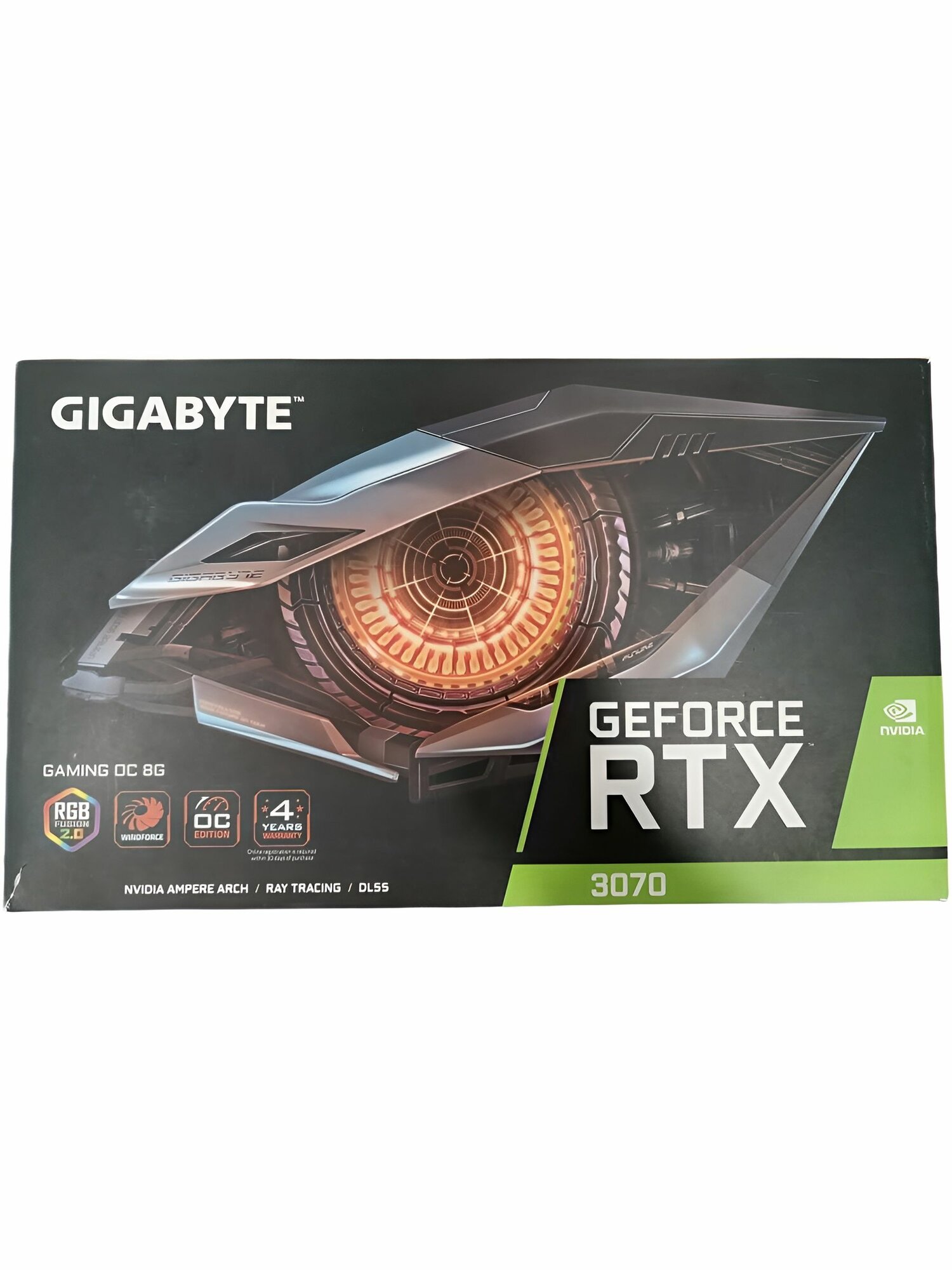 Видеокарта Gigabyte RTX 3070 Gaming OC, 8Gb, GDDR6, 256 bit, LHR