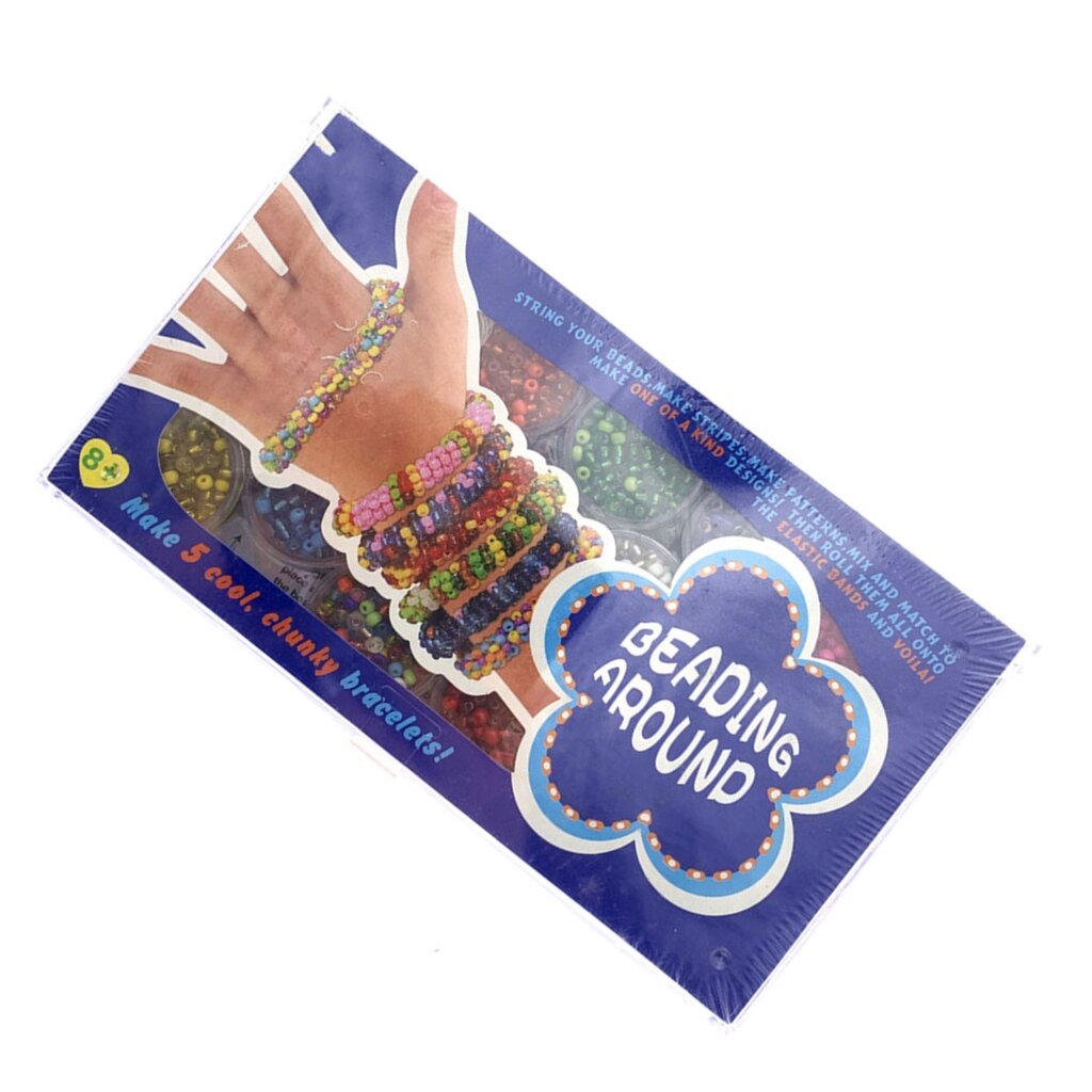 Брусные украшения для брюшных изделий ручной работы набор для девочек 4-12 лет сделайте свои собственные аксессуары из бисера с красочными бусинками