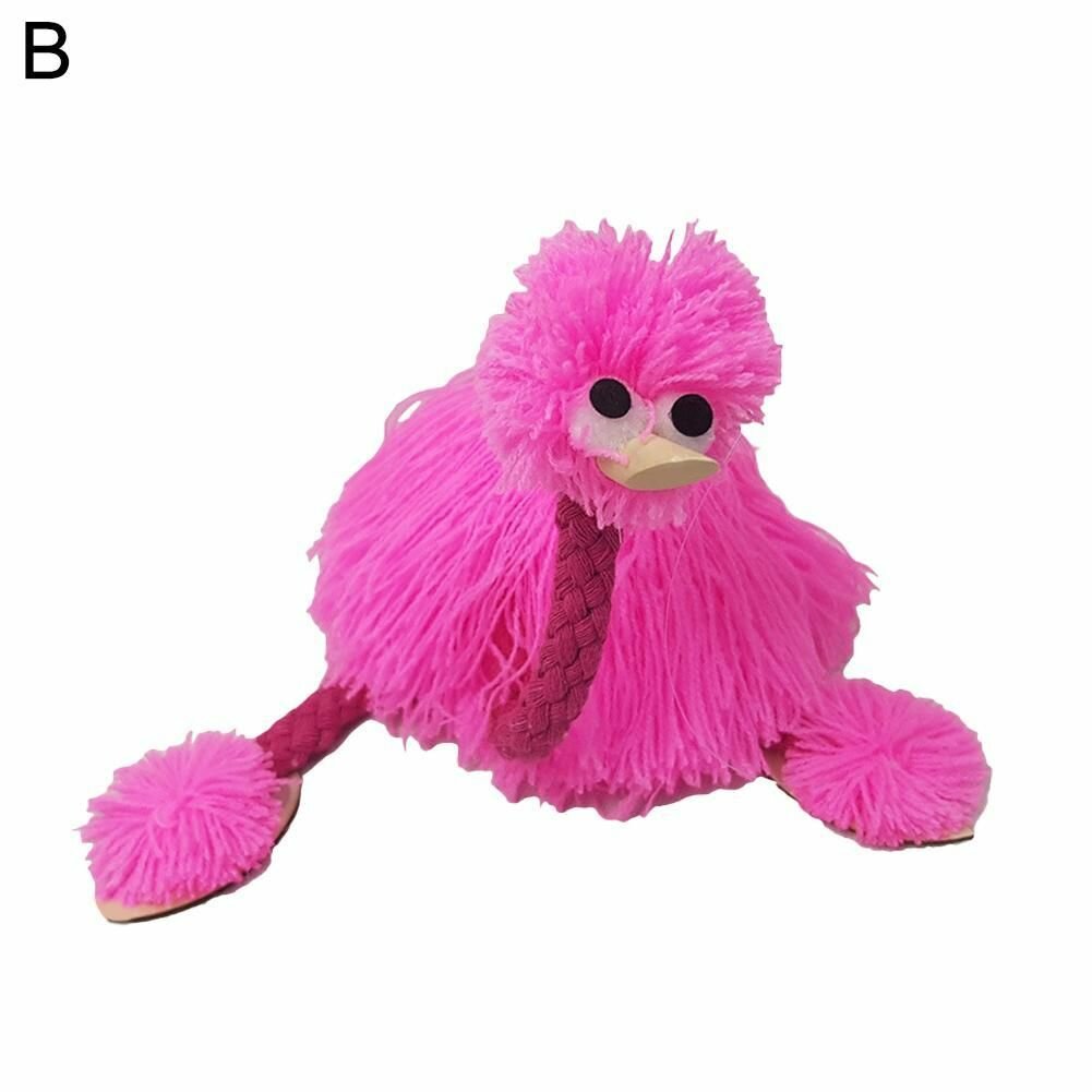 Забавная плюшевая игрушка страус