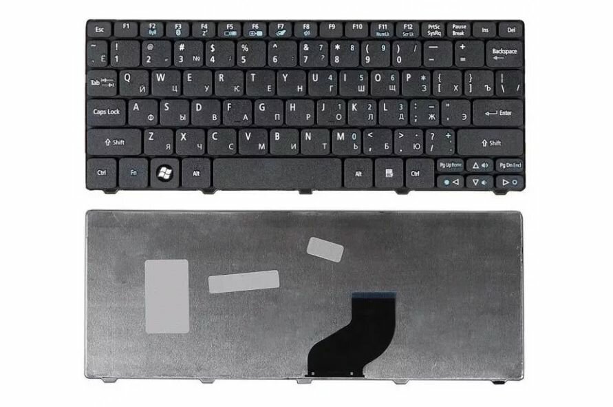 Клавиатура Acer Aspire One D255 D260 521 532 D270 (чёрная)