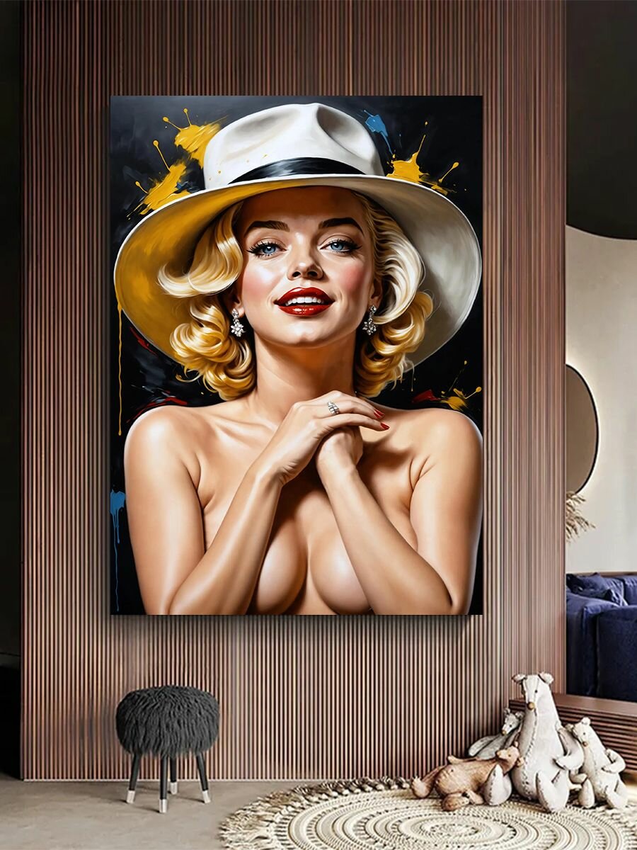 Картина на стену - "Marilyn Monroe / Мерилин Монро" , 50х70 см.