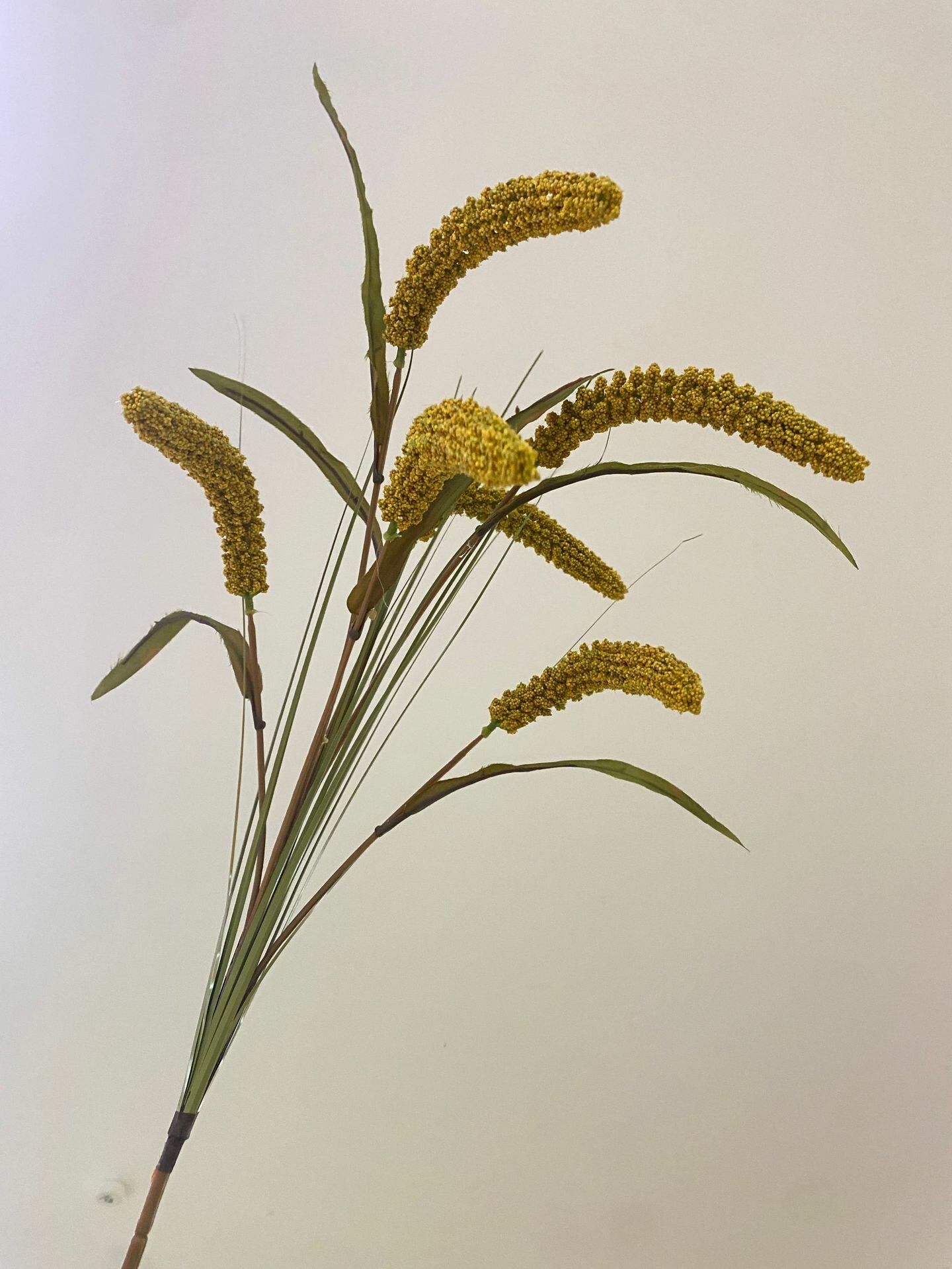 Искусственные растения "Колосья пшеницы", желтые