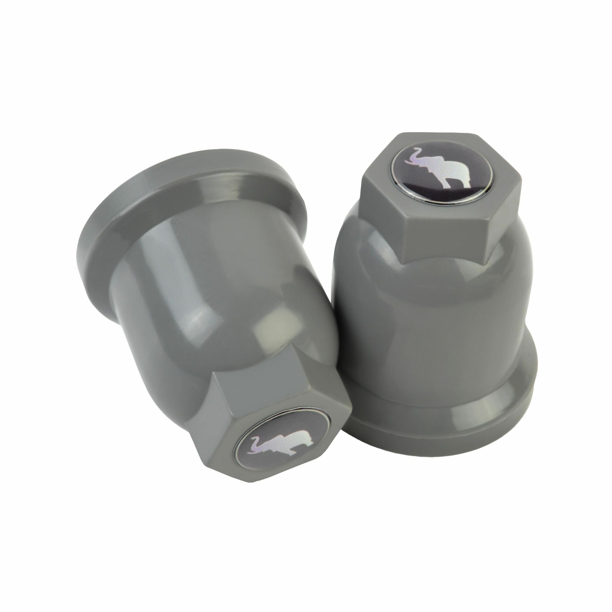 Колпачки SCHMITZ (Слон) 20 штук на гайки 32 мм серые