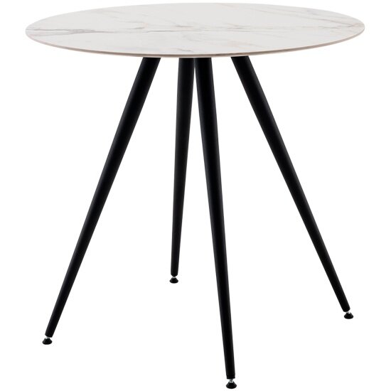 Стол Stool Group Ники круглый, столешница керамика, Ice Jade 800