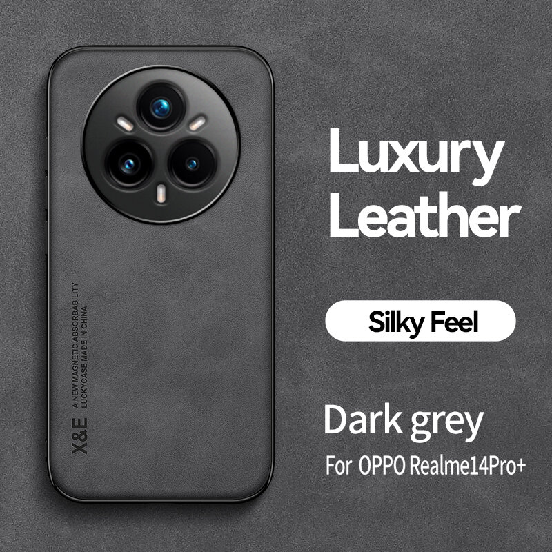 Подходит для Realme 14 Pro Plus 5G /Реалми 14 Про+ 5G Чехол для смартфона, с защитой камеры и противоударным кожаный, Realme 14 Про+ 5G, подставка, soft touch,360° Полная защита, резина, пластик