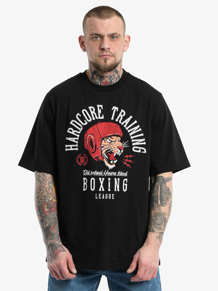 Футболка Boxing League Black Oversized Fit