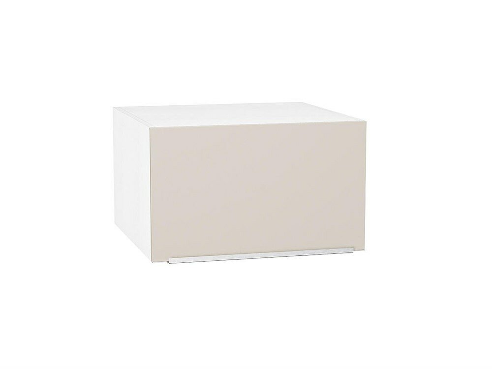 VVT Шкаф верхний горизонтальный глубокий Фьюжн Белый, Cream Silk, 600