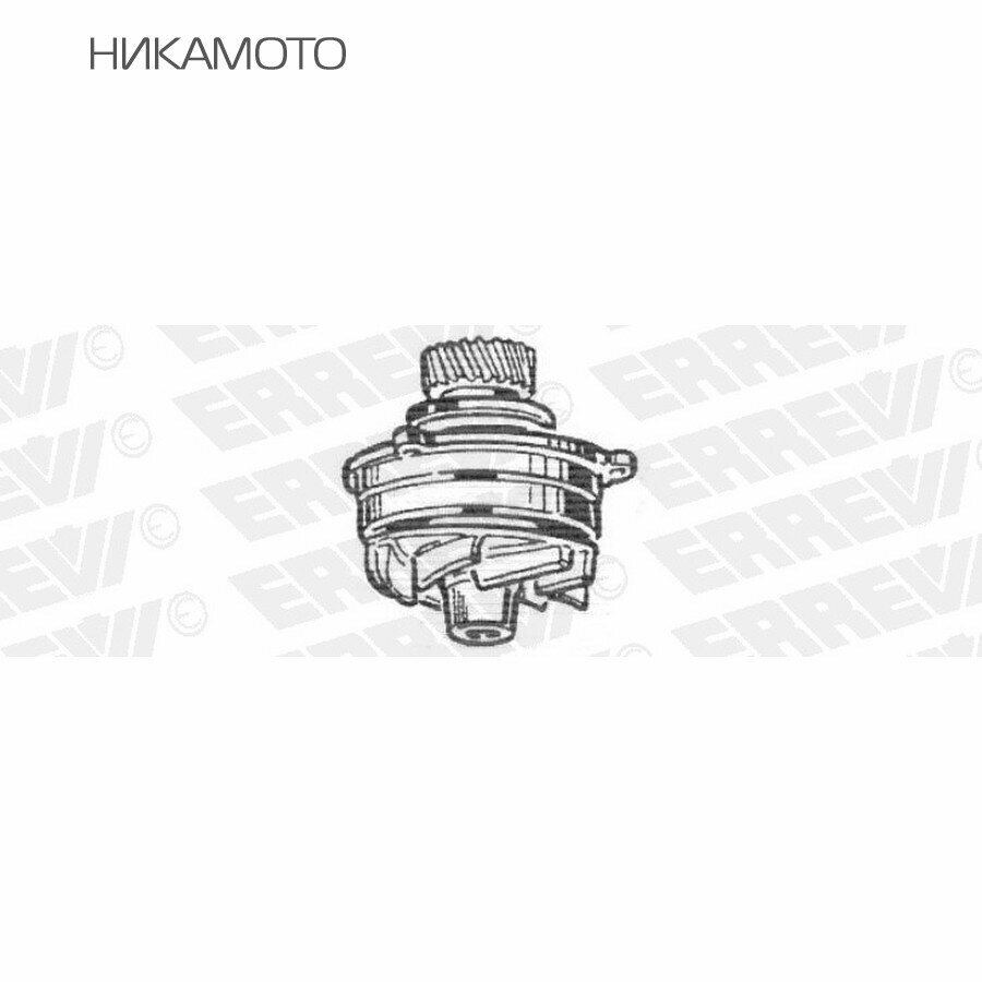 ERREVI 717651 насос водяной !\VOLVO FH12, FM12 D12C