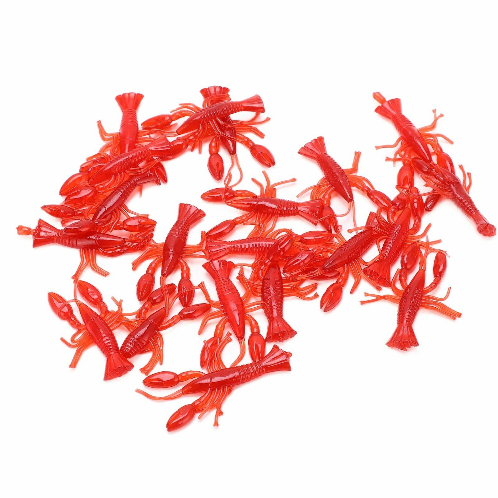 Рыболовные приманки для креветок Светящиеся светящиеся мягкие прочные реалистичные силиконовые приманки для креветок Red