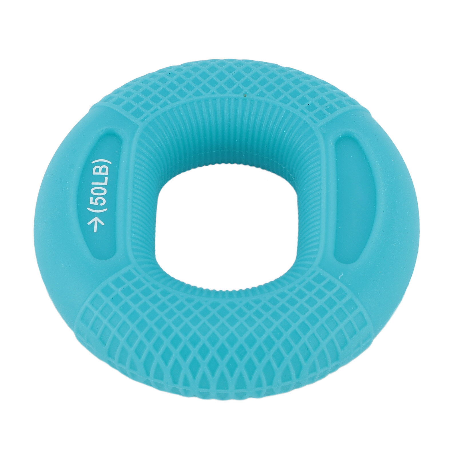 Кольцо для укрепления хвата руки, силиконовое, для силового тренажера, сжимающее кольцо для пальцев, предплечья, тренировка мышц, синее, от 40 до 50 фунтов