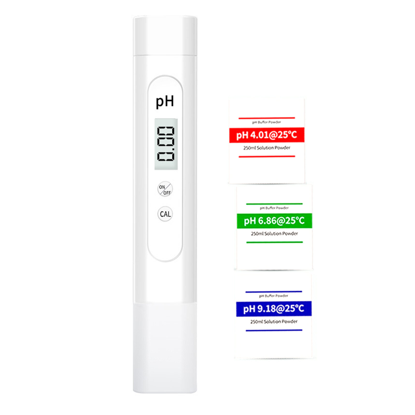 PH-метр, кислотомер, тестер с ЖК-дисплеем, цифровой, многофункциональный, для измерения кислотности воды, диапазон измерений 0,00–14,00 pH, портативный, высокоточный, автоматический калибровочный карандаш для гидропоники, питьевой воды и аквариумов.