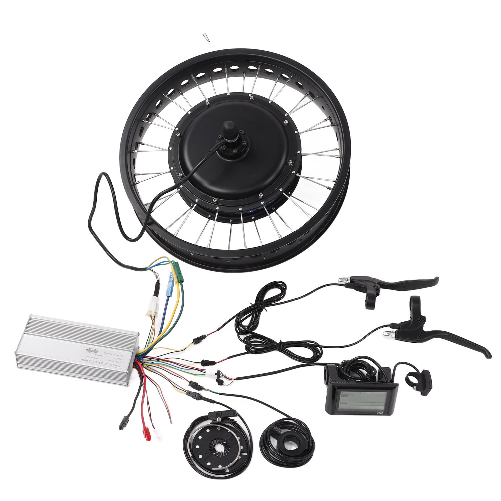 Комплект для преобразования электровелосипеда 20 дюймов с водонепроницаемым задним колесом 48V 1500W, мотор-колесо с контроллером