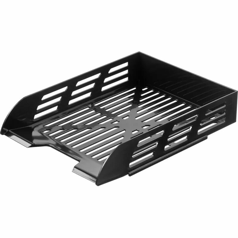 Лоток горизонтальный для бумаг Выбор есть сетчатый непрозрачный черный 2146628
