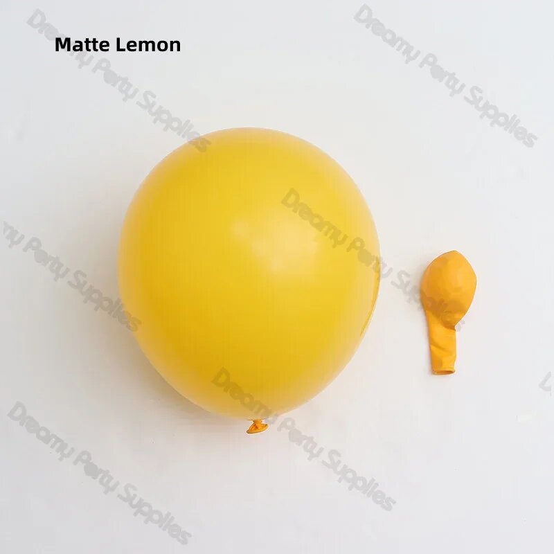 Матовые синие шары Charming Party 5/10/12/18 дюймов Желтый, 27 Matte Lemon, 12inch 10pcs