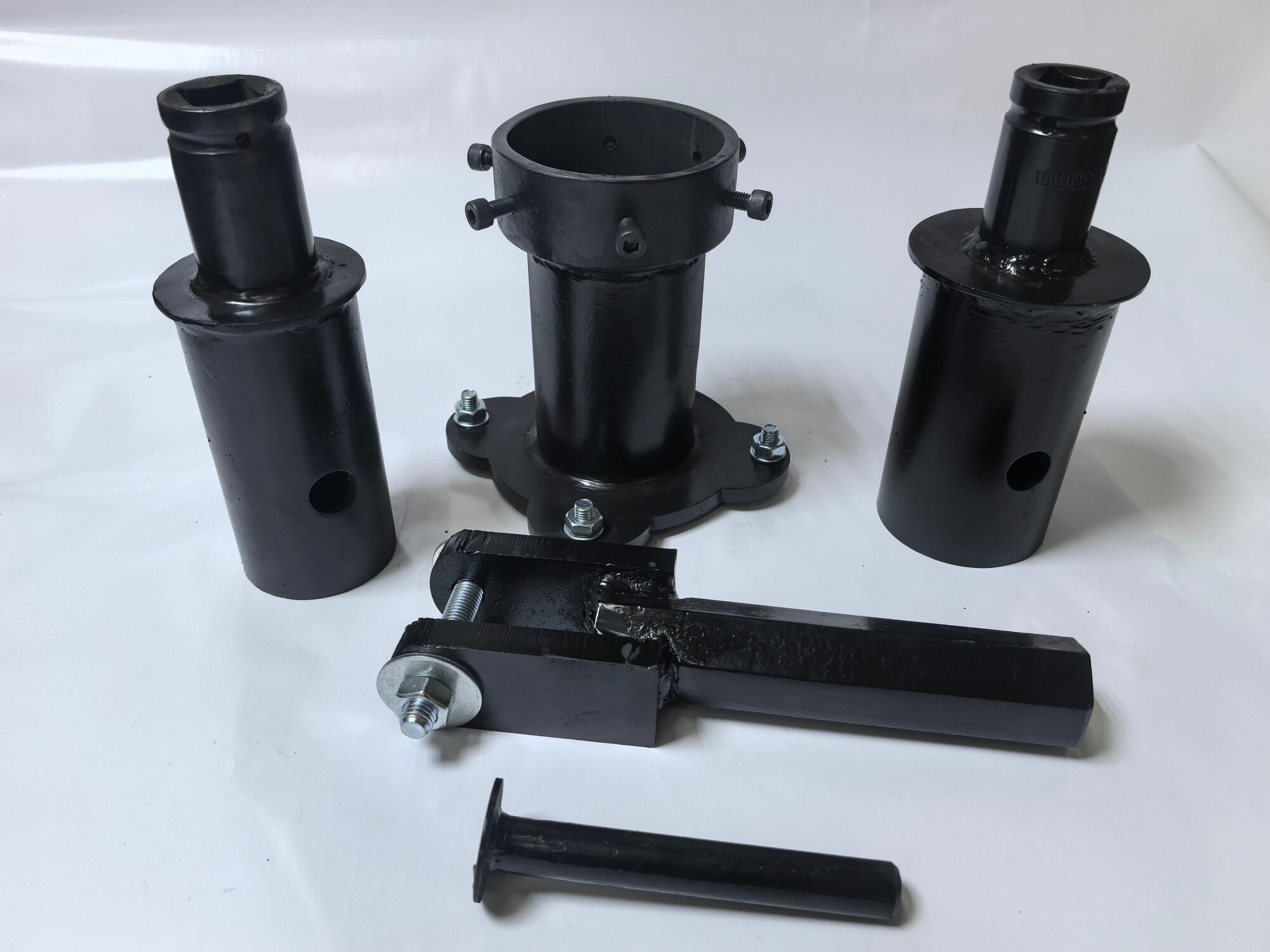 Переходник Сваекрут на мотобур без редуктора мясорубки