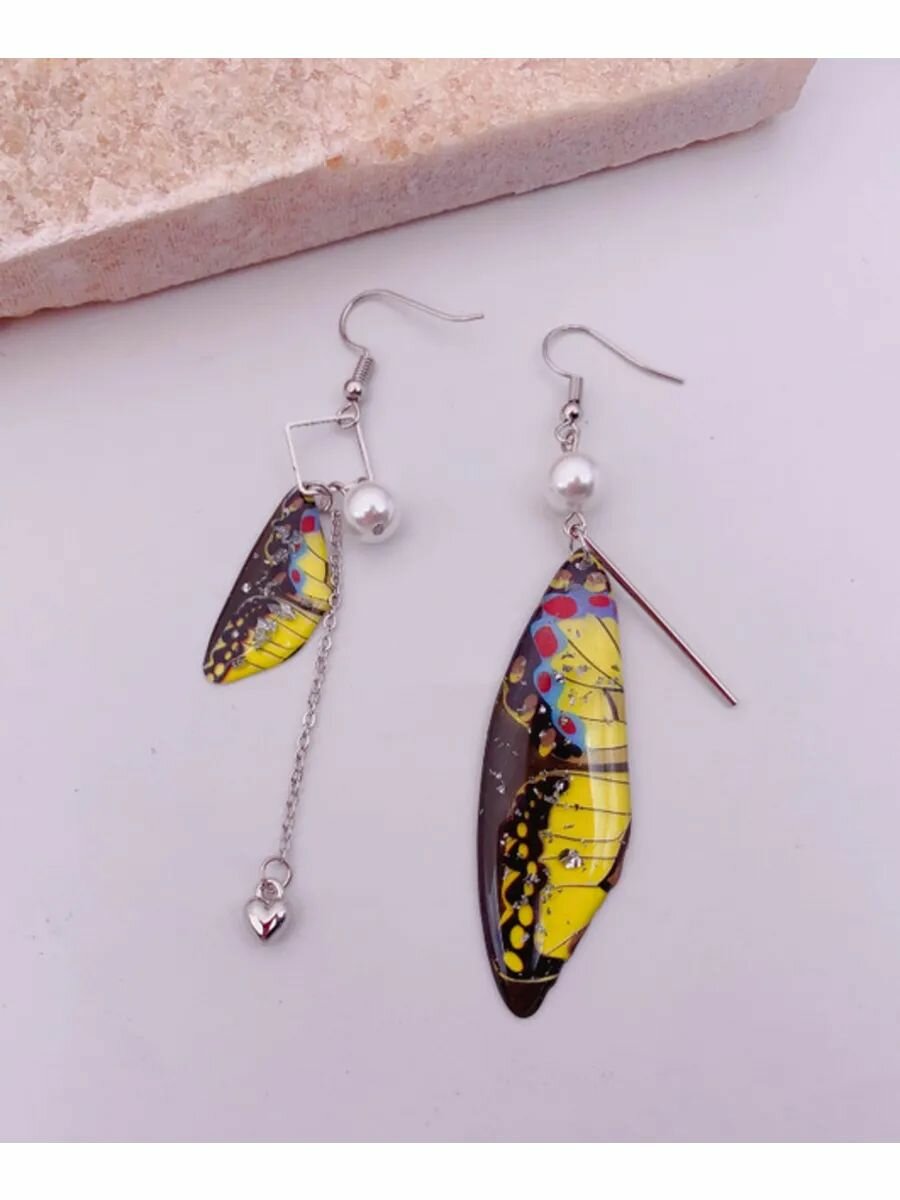 Серьги, искусственный камень