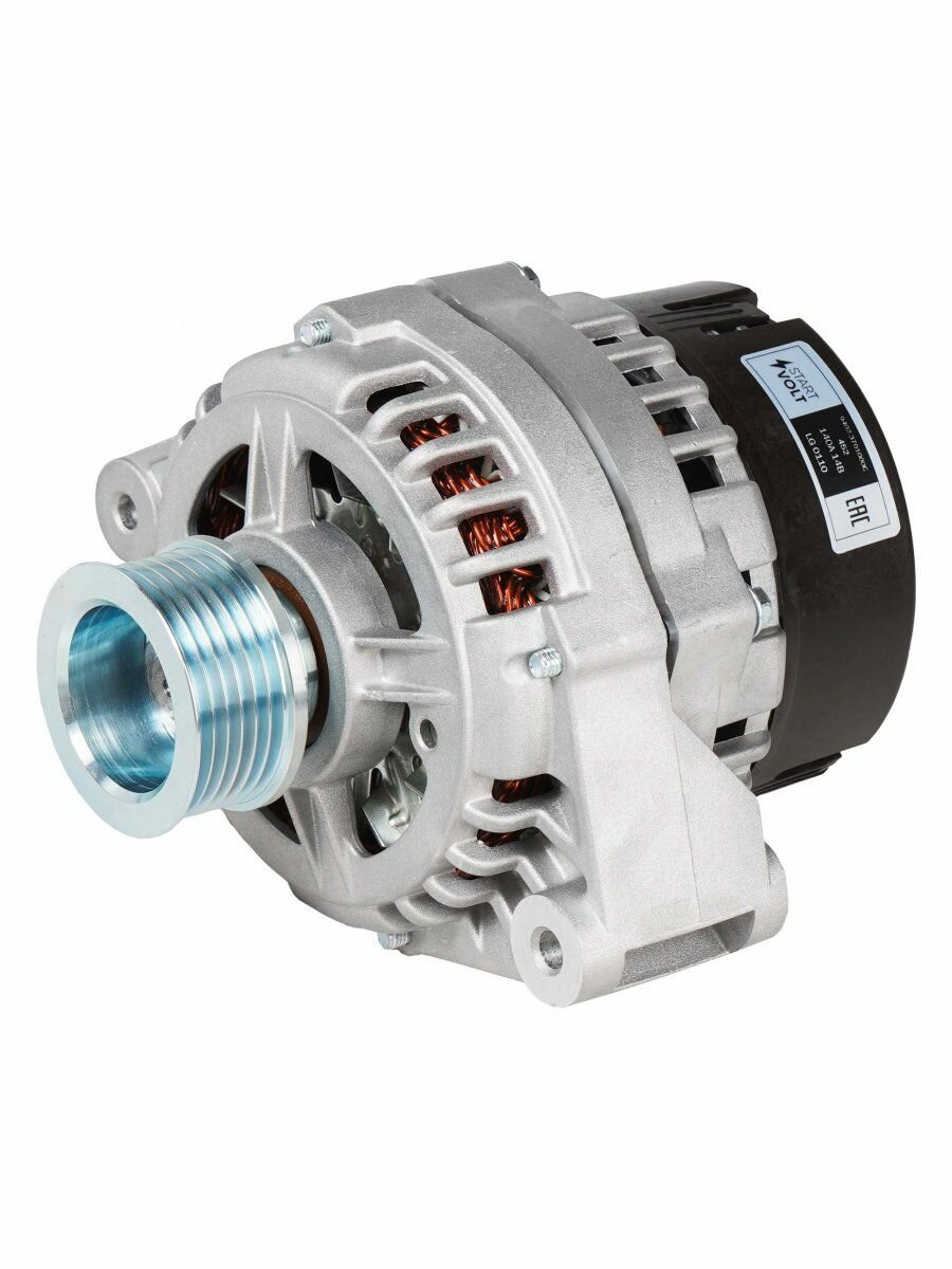Генератор для а/м Лада 2110-2115 и модификации 140А (LG 0110), STARTVOLT LG0110