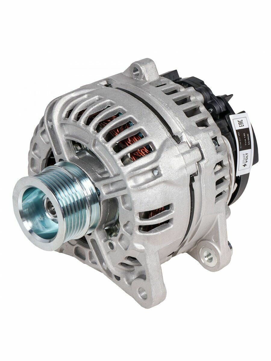 Генератор для а/м Renault Logan (06-)/Duster (10-)/Sandero (07-) 1.6i 150A (LG 0920), STARTVOLT LG0920