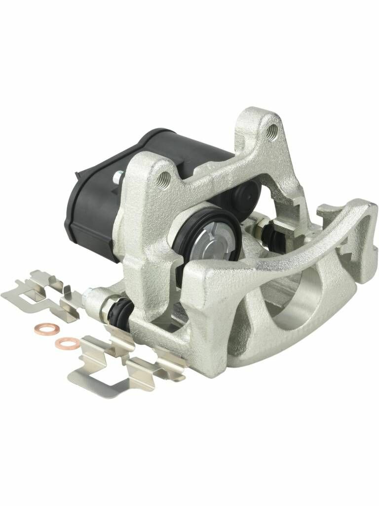 Суппорт тормозной задний правый (с сервоприводом и скобой) SEAT, VOLKSWAGEN, AUDI 2377-TIGRRH FEBEST.