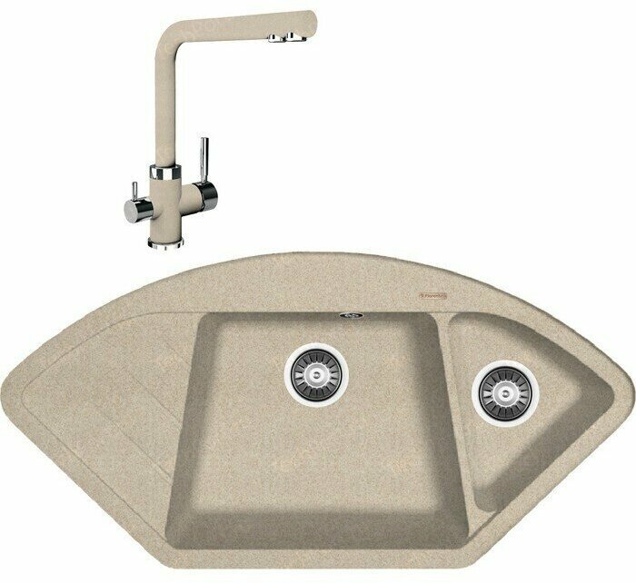 Кухонная мойка Florentina Веста песочный 20.285. E1005.107
