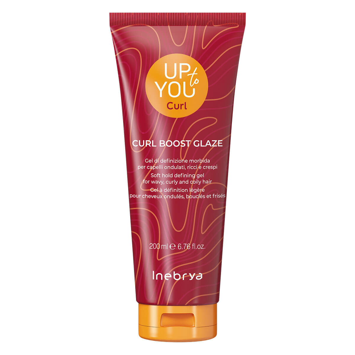 Гель для укладки кудрявых волос средней фиксации Inebrya Up To You Curl Boost Glaze, 200 мл