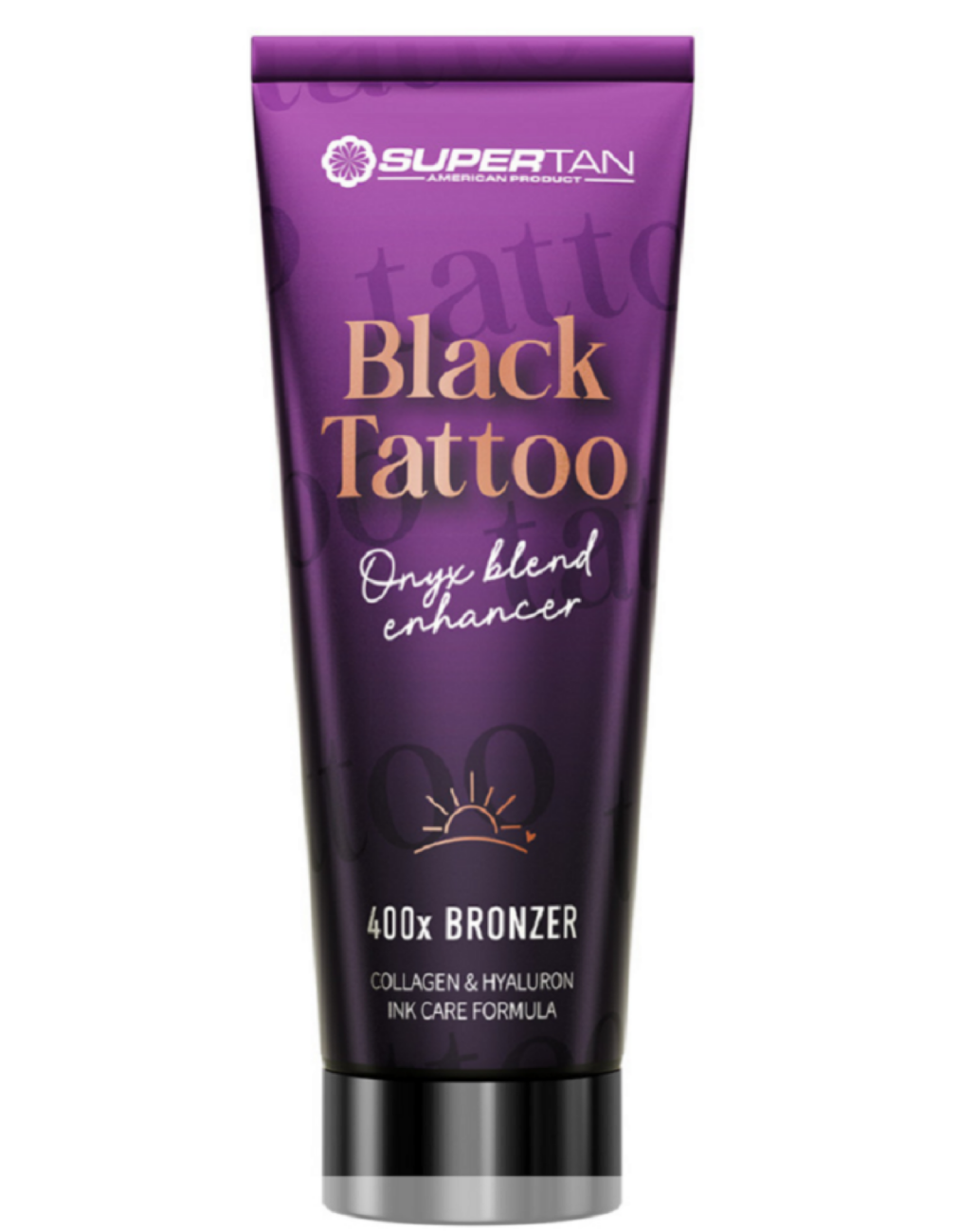 Крем для солярия SUPERTAN Black Tattoo 400x Bronzer 200 мл (с защитой татуировок)