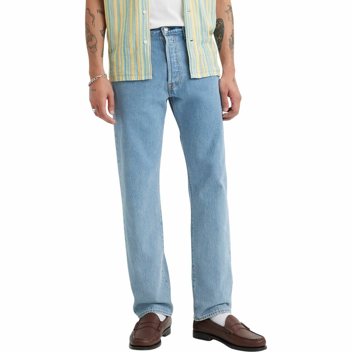 Джинсы 501 93 STRAIGHT LIGHT INDIGO - WORN IN 