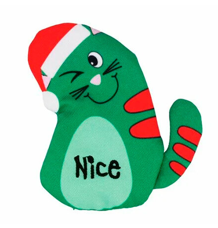 Игрушка Конг для кошек Коты с тубом кошачьей мяты в ассортименте 11 см